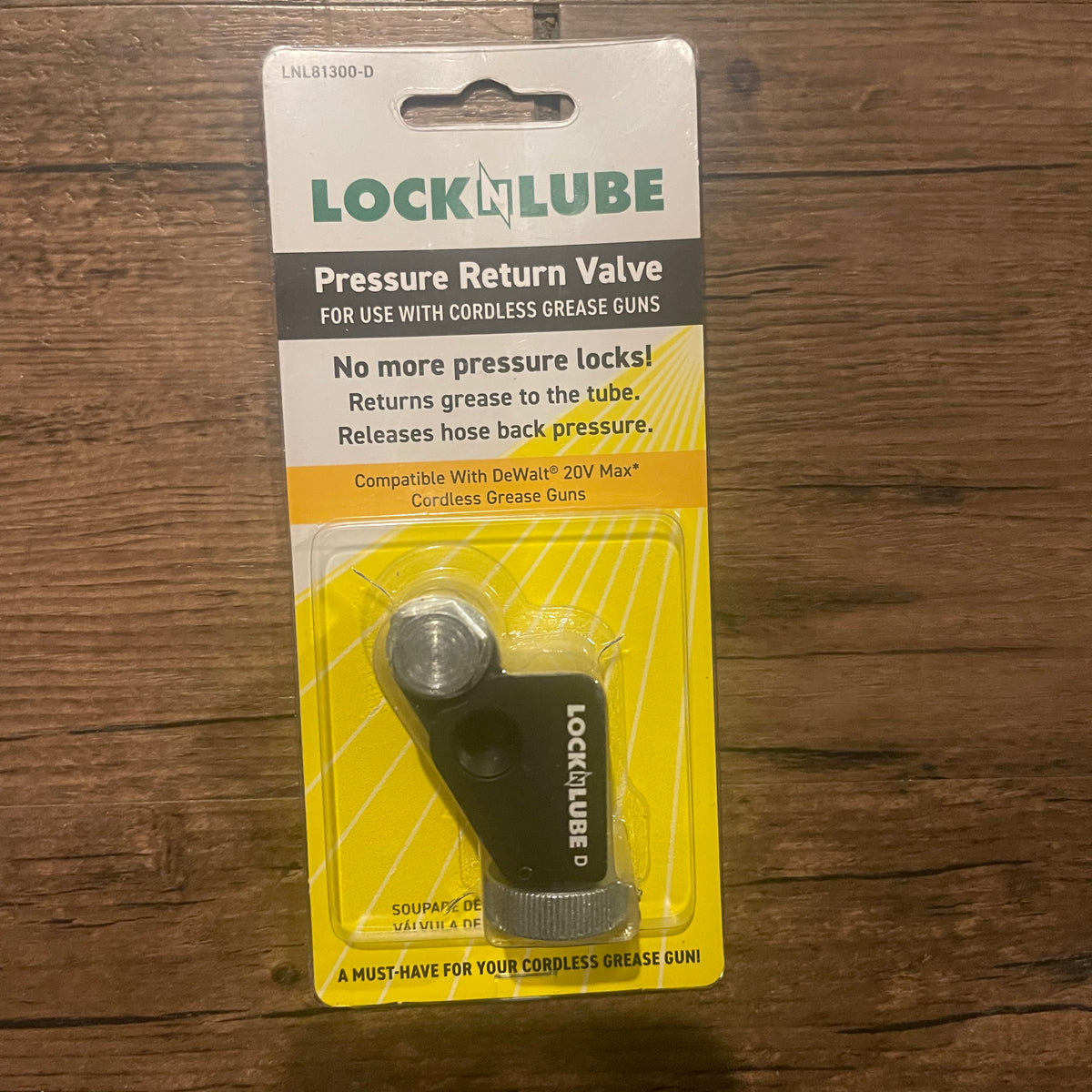 LockNLube Pressure Return Valve. — Huber Ag Equipment LTD