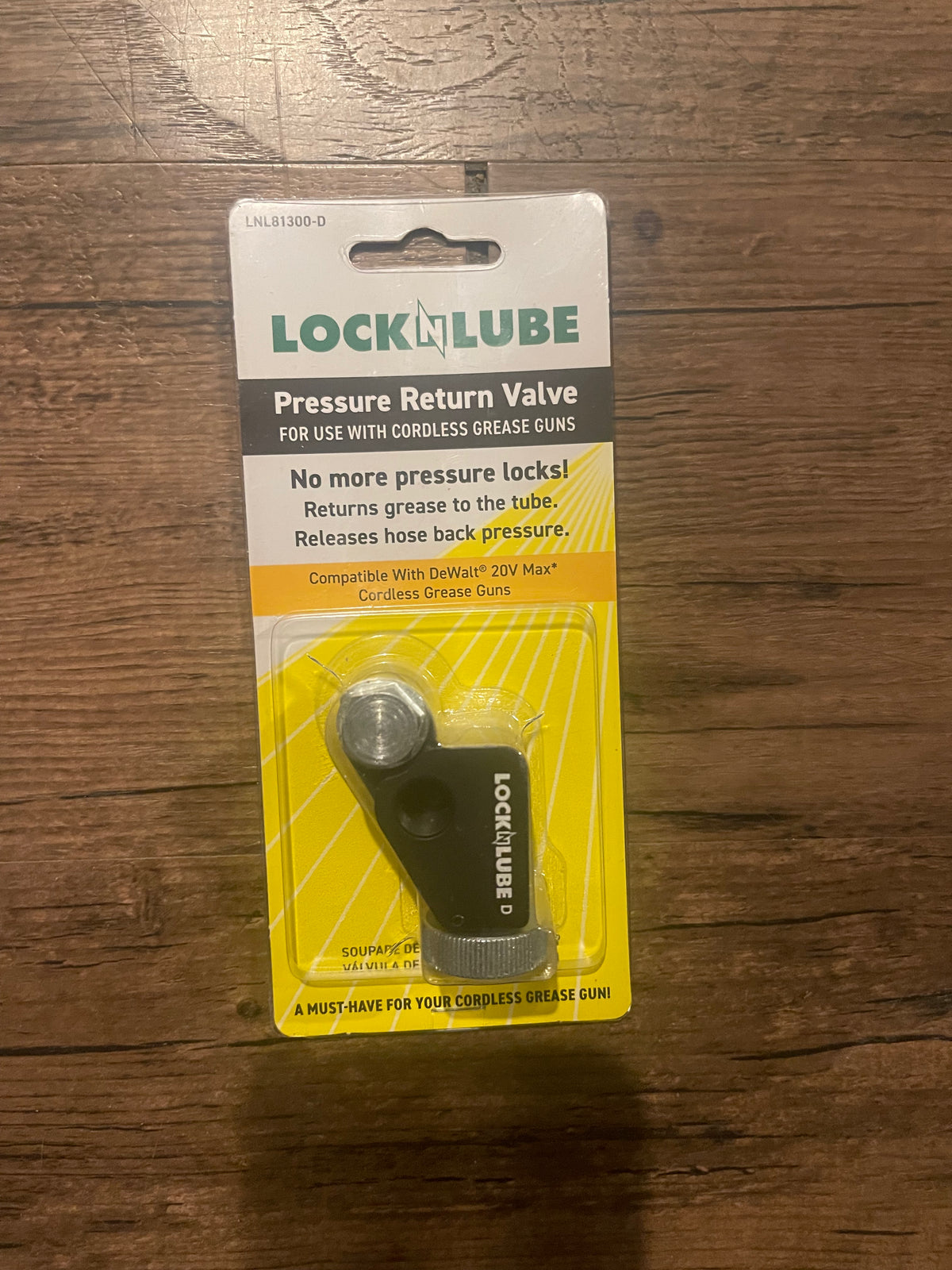 LockNLube Pressure Return Valve. — Huber Ag Equipment LTD