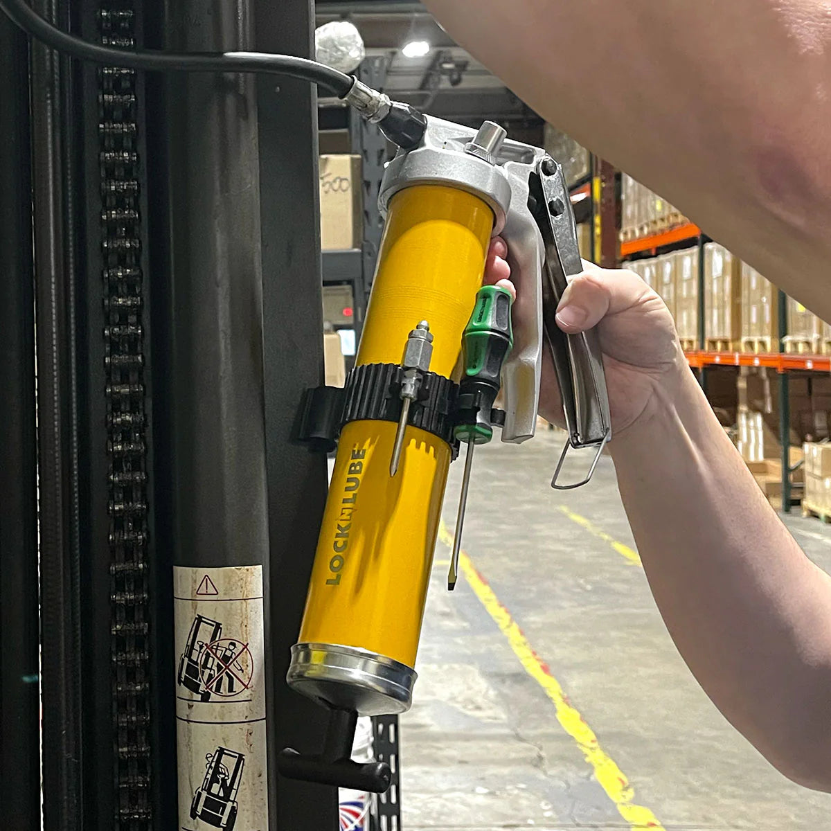 LockNLube Grease Gun Barrel Toolbelt - LNL130 — Huber Ag Equipment LTD