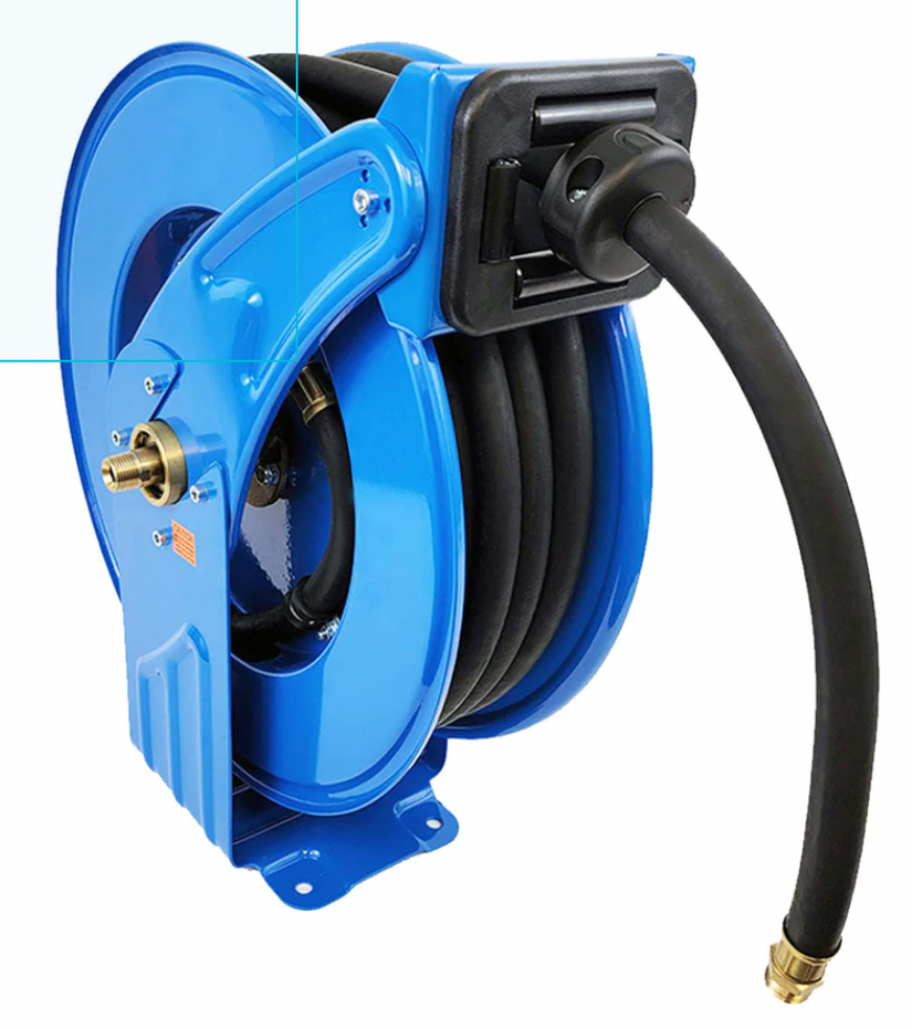 Retractable M3 Industrial Grade Air Water Hose Reel, Standard Retracti ...