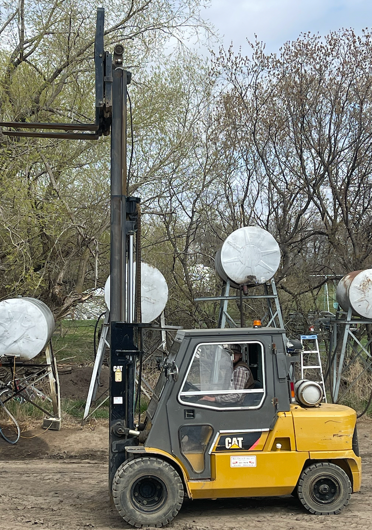 Used Cat GP50K Forklift 2002 — Huber Ag Equipment LTD