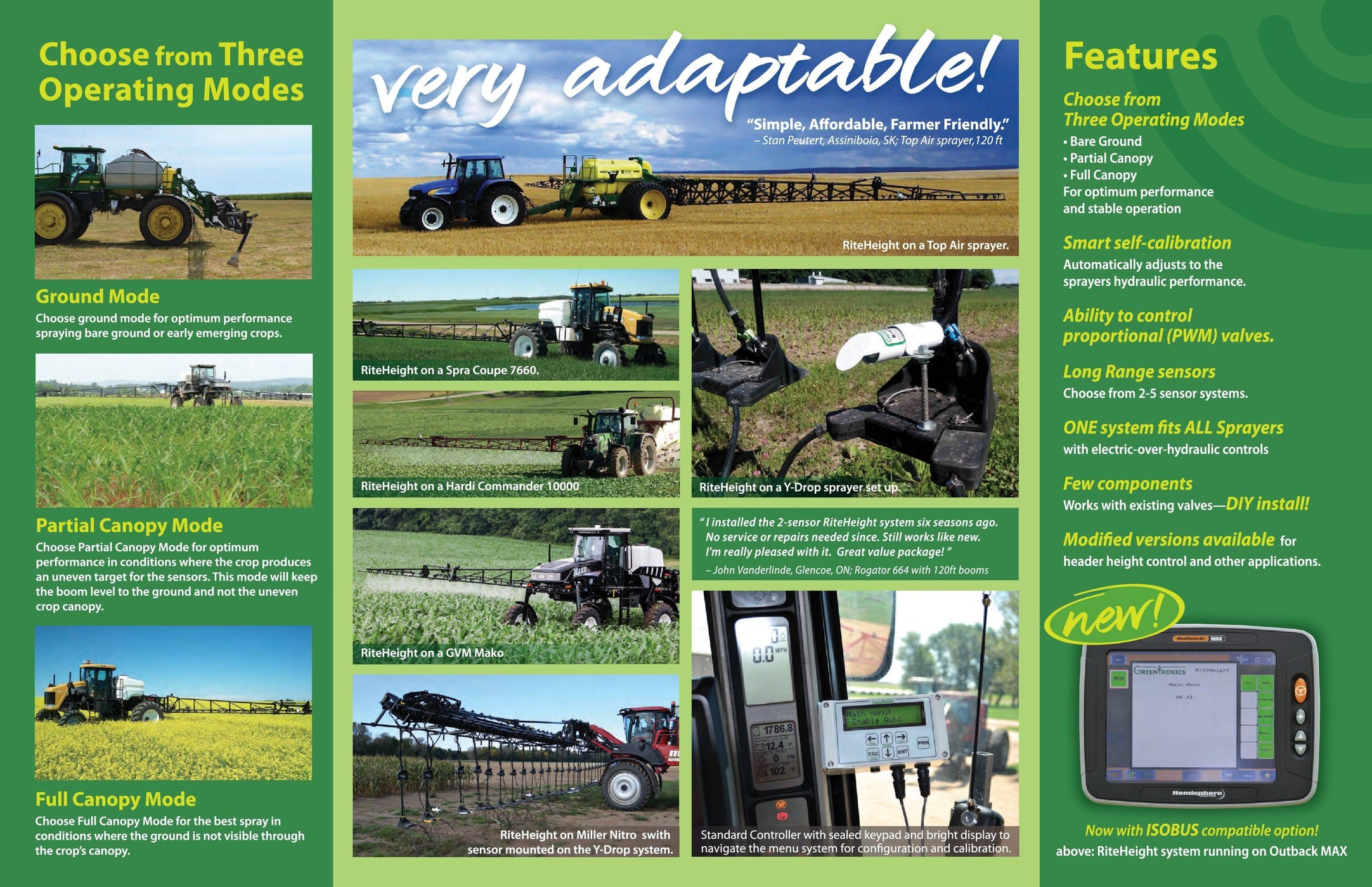 RiteHeight Sprayer Boom Height Control