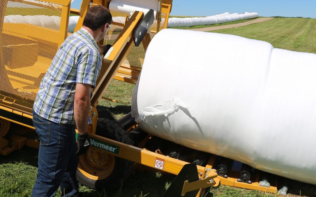 Silage Wrap Roll - White — Huber Ag Equipment LTD